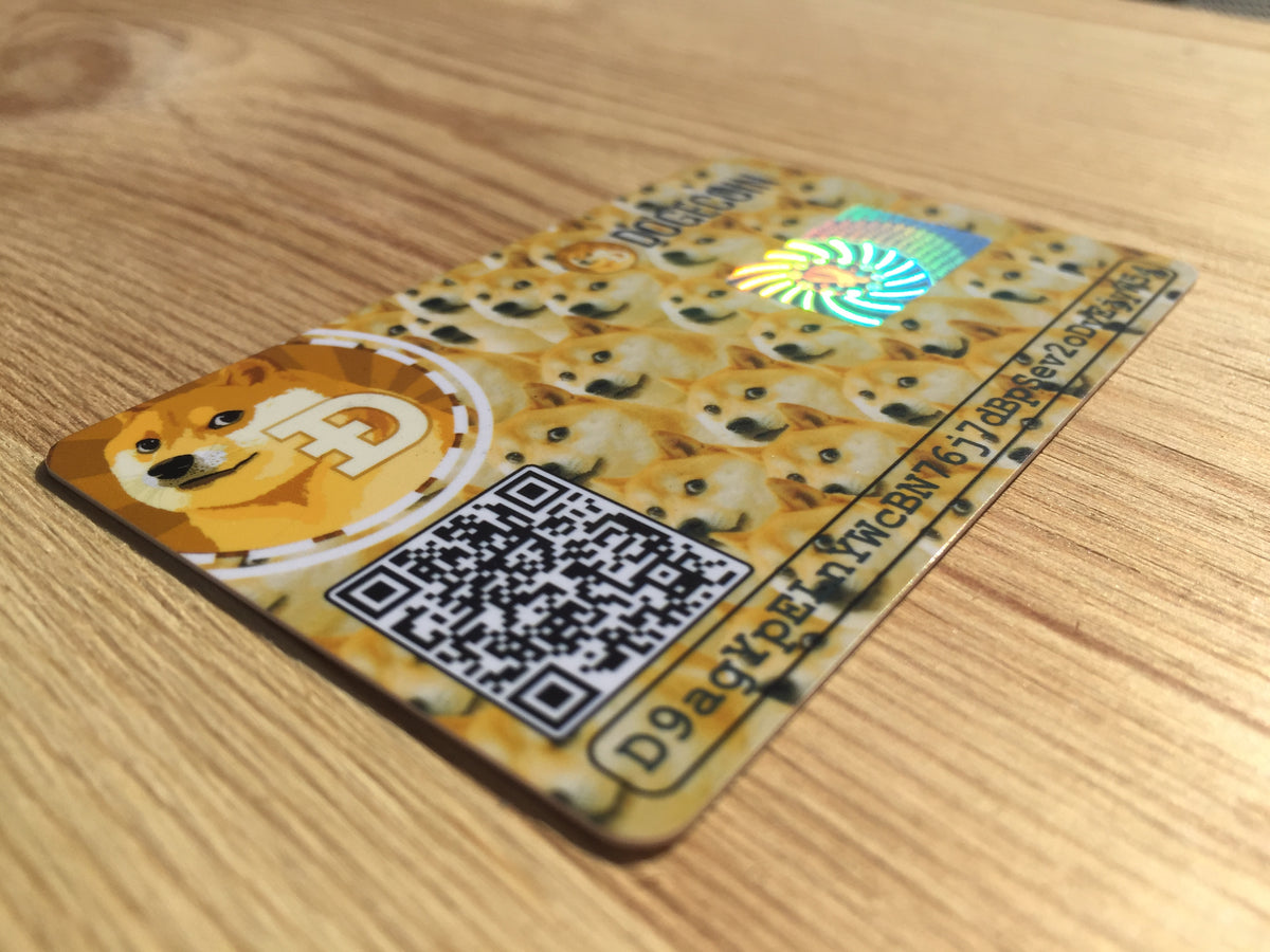 Dogecoin Cryptocard for Your Cryptocurrency Storage - AQYLEON